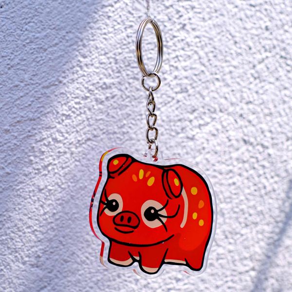 KC0011 Heo Đất - Móc khóa Acrylic – Sticker Factory