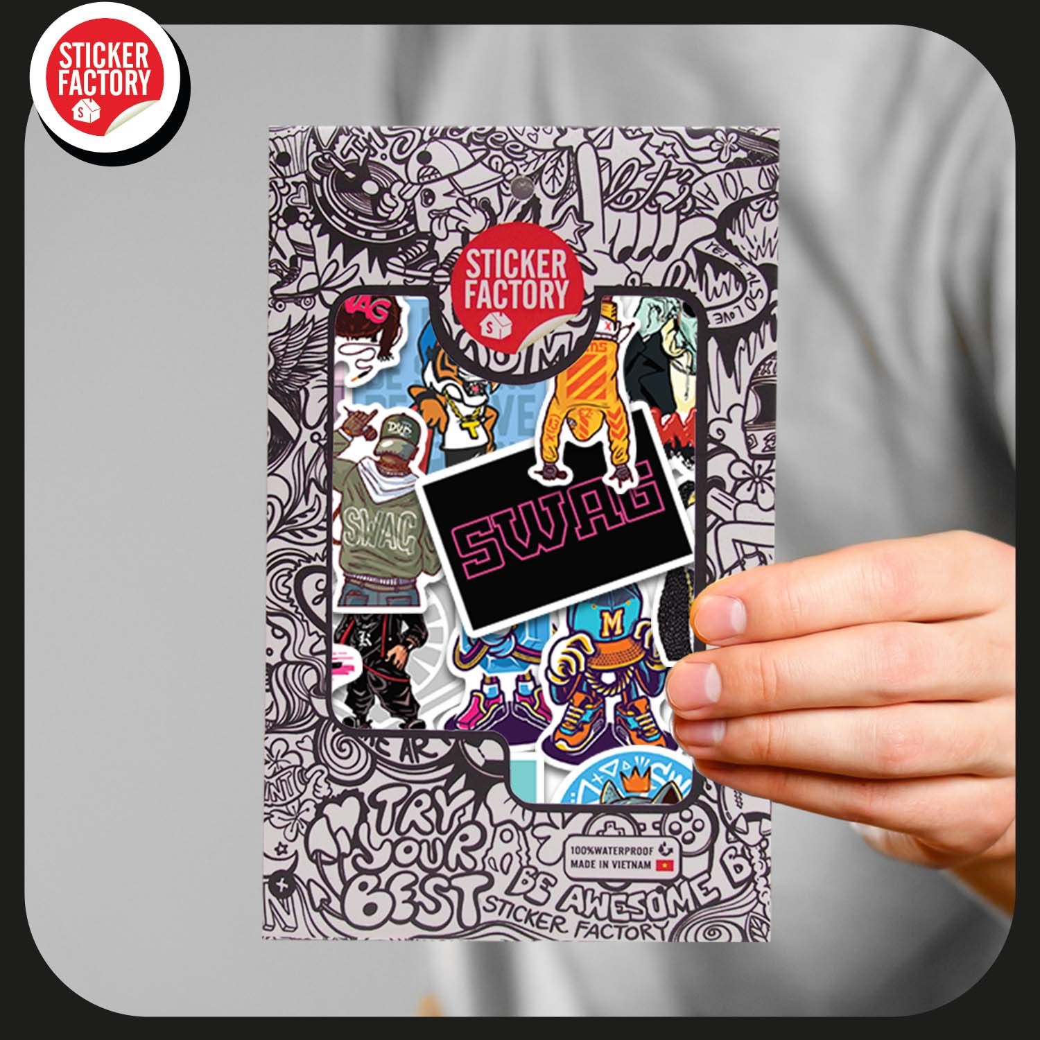 Swag - Set 30 sticker hình dán – Sticker Factory