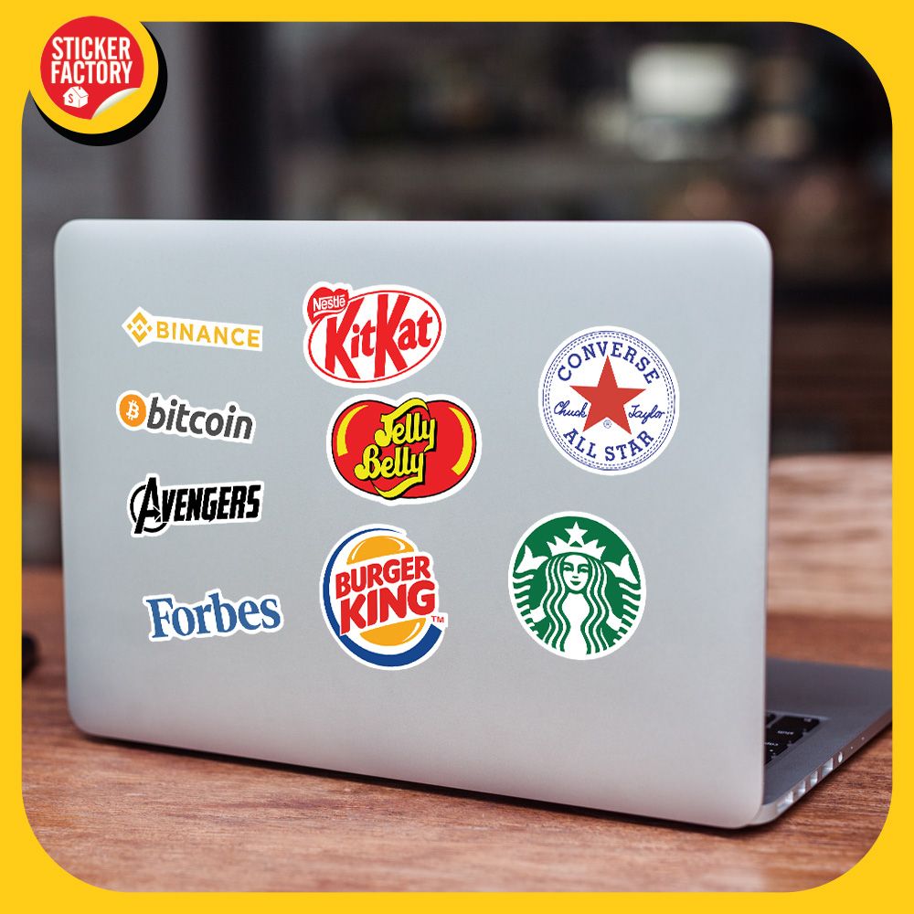 LOGO - Set 100 sticker hình dán – Sticker Factory