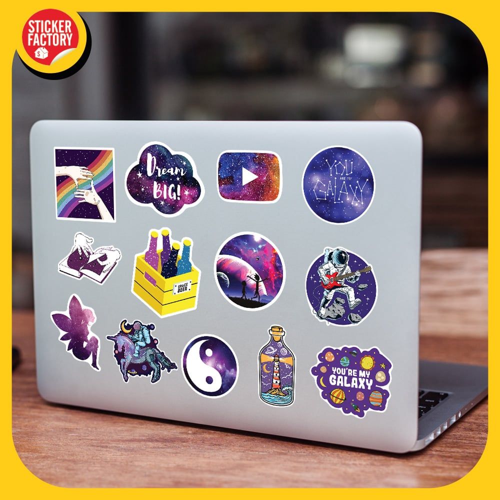 Set 100 Sticker hình dán - Galaxy – Sticker Factory