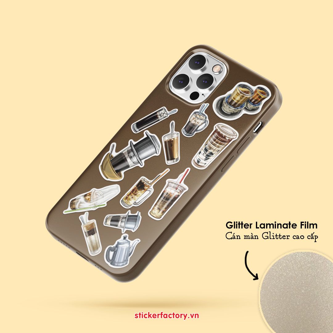 Vol.34 Vietnamese Coffee - Little sticker sheet A6 – Sticker Factory