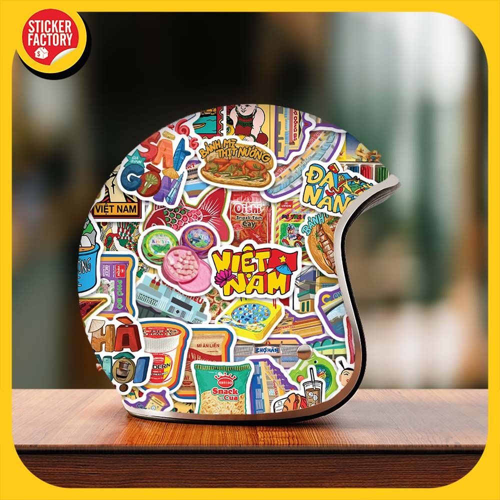 I love Vietnam - Set 100 Sticker hình dán – Sticker Factory