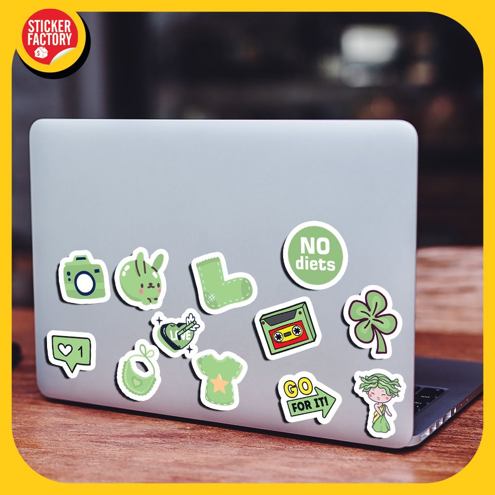 Mint - Set 100 sticker hình dán – Sticker Factory