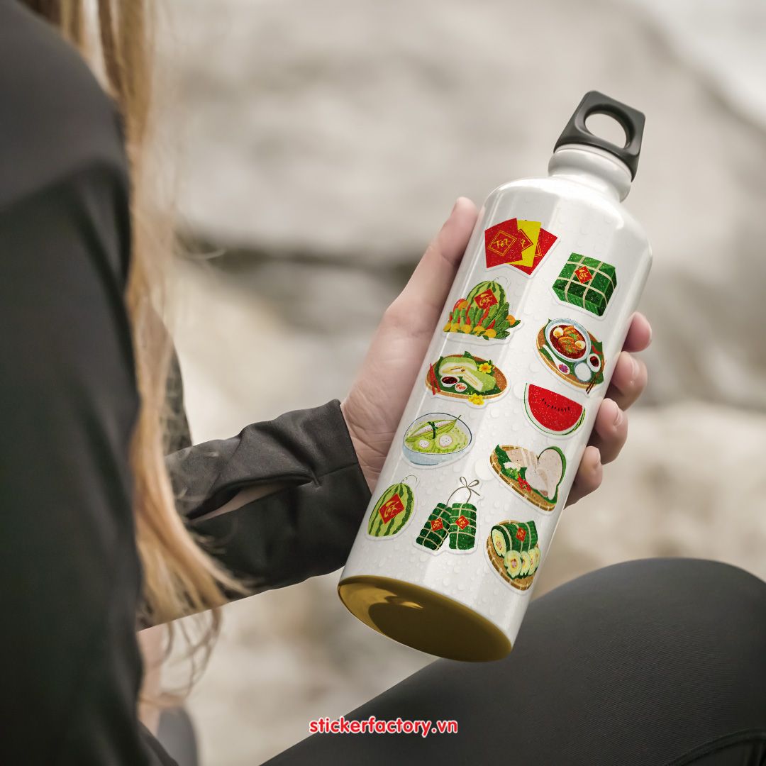 Vol.40 Taste of Vietnamese Tet - Little sticker sheet A6 – Sticker Factory