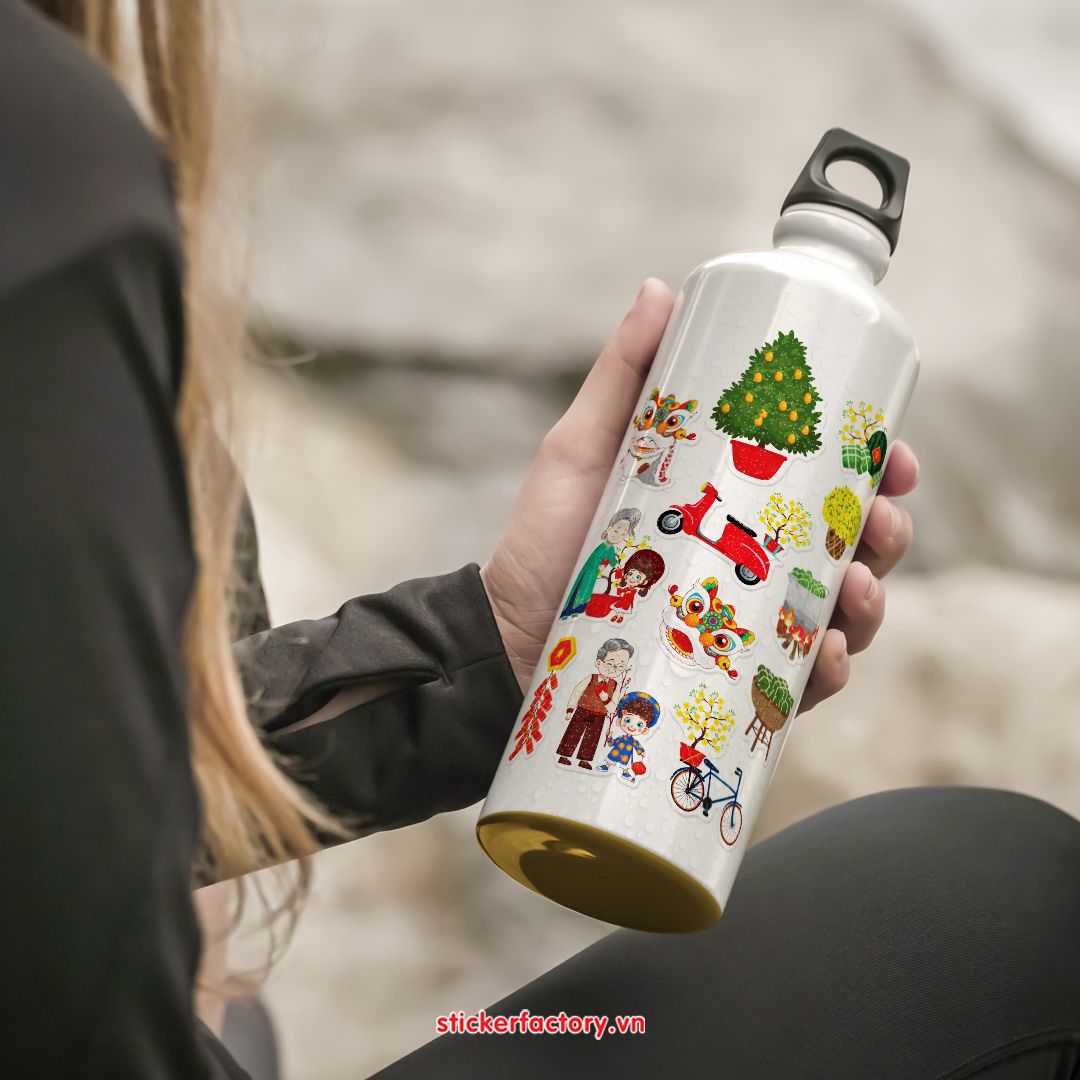 Vol.41 Tet Holiday in Vietnam - Little sticker sheet A6 – Sticker Factory