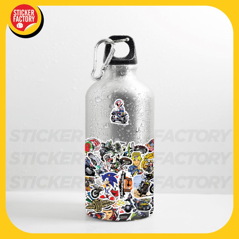 Set 100 Sticker hình dán - Motorcycle – Sticker Factory