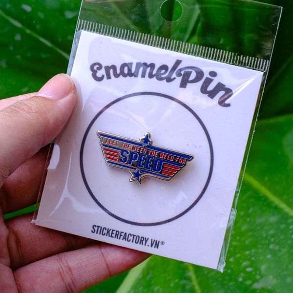 EPIN017 Speed - Enamel Pin - Huy hiệu kim loại – Sticker Factory