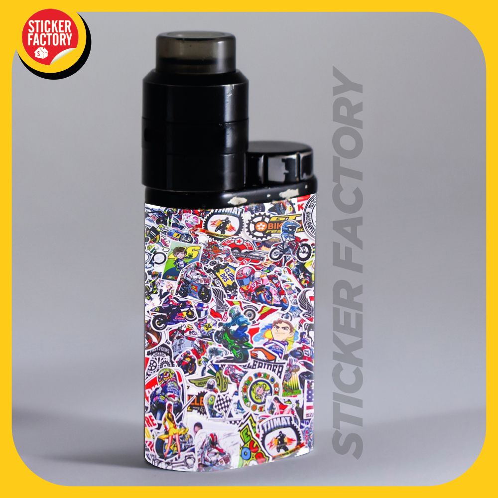 Set 100 Sticker hình dán - Motorcycle – Sticker Factory