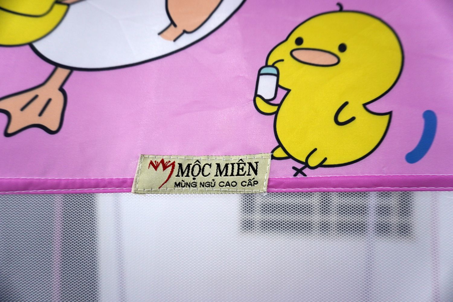 Mùng chụp tự bung Đỉnh Vuông Cao Cấp Mộc Miên – Mùng ngủ cao cấp Mộc Miên