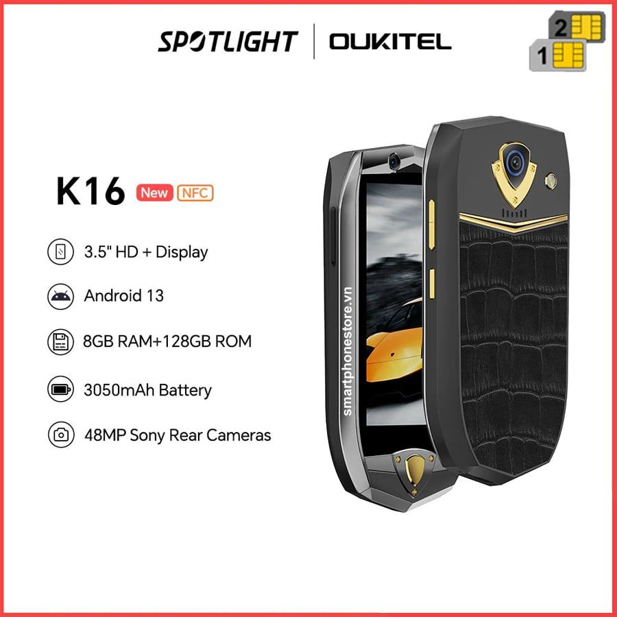 Oukitel K16 - Siêu bền mini phong cách THƯỢNG LƯU – SmartPhoneStore.vn