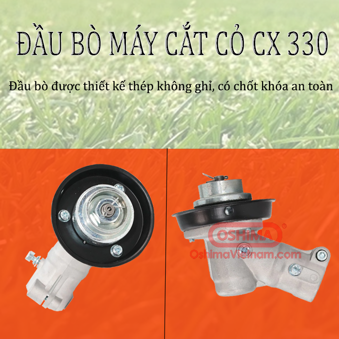 Máy cắt cỏ OSHIMA CX33 - L , màu Cam Xám – OshimaVietnam.com