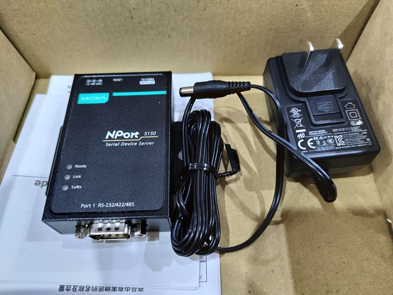 RS232/RS422/RS485 to ethernet TCP/IP Moxa Nport 5150