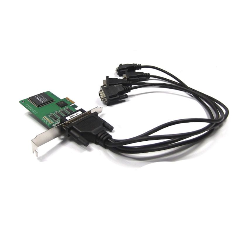 Card Moxa CP-104EL-A 4 Port RS232 PCI Express board | PCIe to 4 RS232