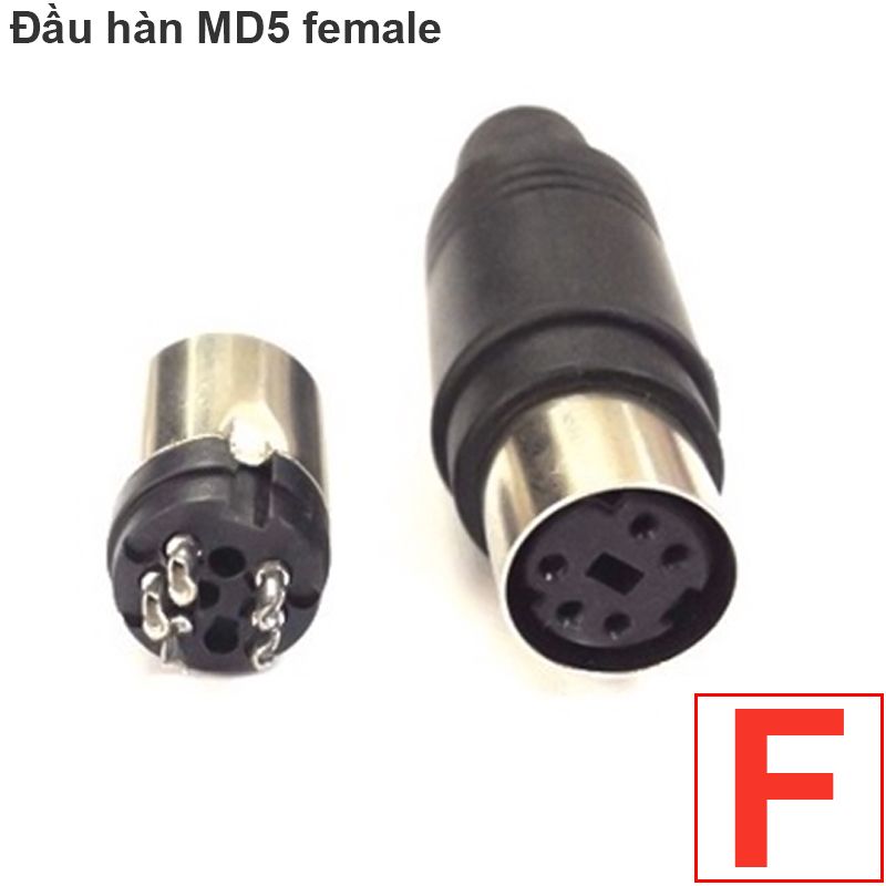 Đầu hàn Mini Din 5pin Male (MD5)