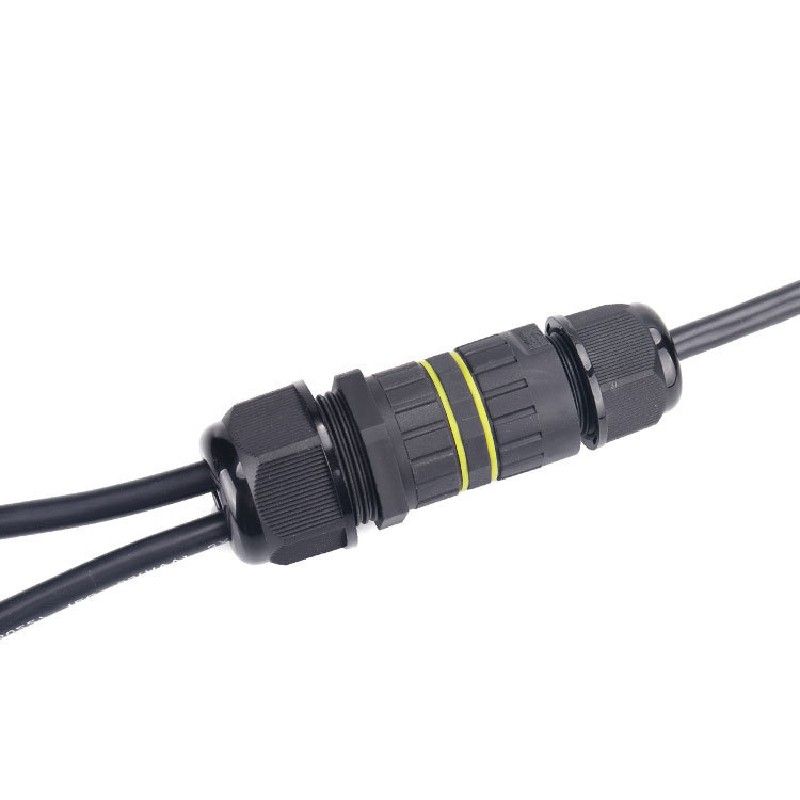 Đầu cút nối điện chia 2 dây chống nước IP68 2 lõi chính hãng E-Weichat