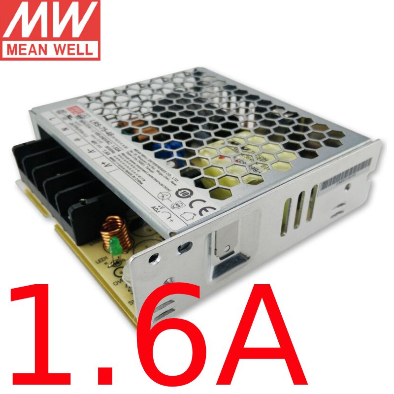 Nguồn LED tổng DC 48V-2.3A Meanwell LRS-100-48 có ADJ 44V, 45V, 46V, 4