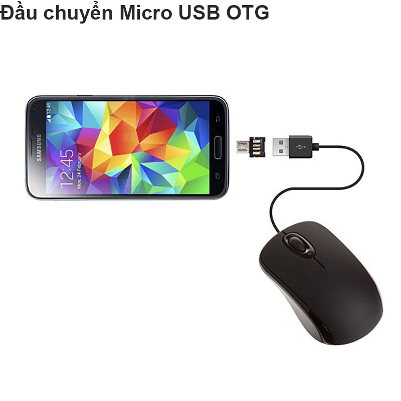 Đầu cắm USB micro OTG siêu nhỏ