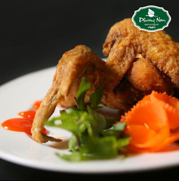 Cánh gà chiên bơ/mắm – Nhà hàng Phương Nam