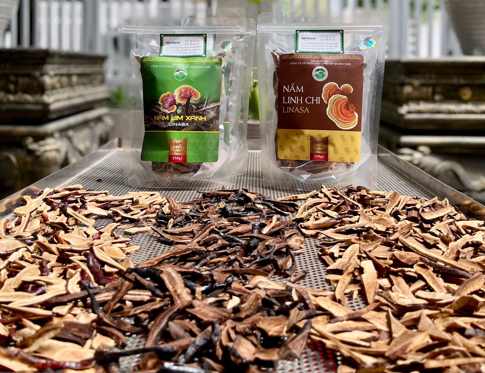 Nấm Linh Chi Linasa (thái lát) - 100gr – Nấm Lim Xanh & Nấm Linh Chi ...