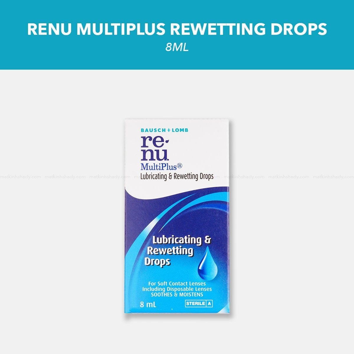 Nước Nhỏ Mắt Renu MultiPlus Rewetting Drops 8ml (Bausch & Lomb)