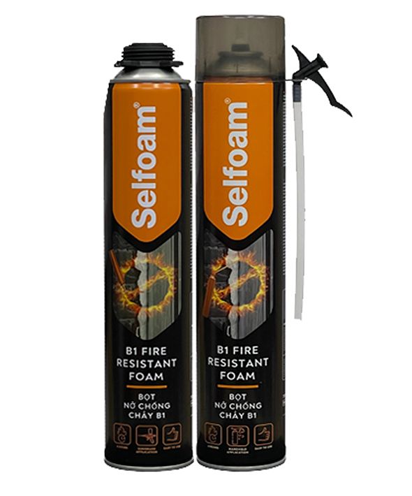 Keo bọt nở chống cháy Selfoam B1 – Keo Chống Thấm