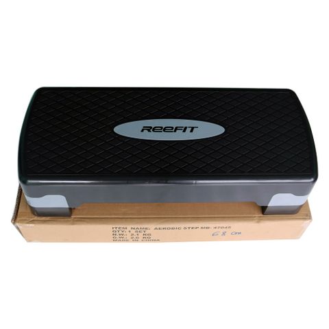 BỤC NHẢY CÓ CHÂN AEROBIC REEFIT 68CM – THỂ THAO PHƯỢNG SPORT