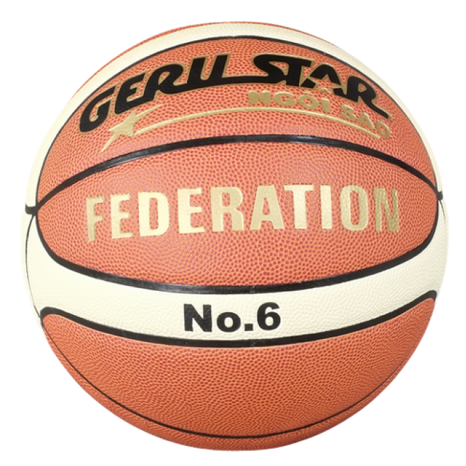 BÓNG RỔ GERU STAR DA PU FEDERATION SỐ 6 – THỂ THAO PHƯỢNG SPORT