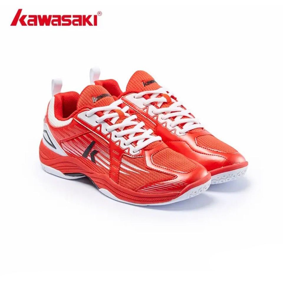 GIÀY CẦU LÔNG KAWASAKI 3309 ĐỎ CHÍNH HÃNG – THỂ THAO PHƯỢNG SPORT