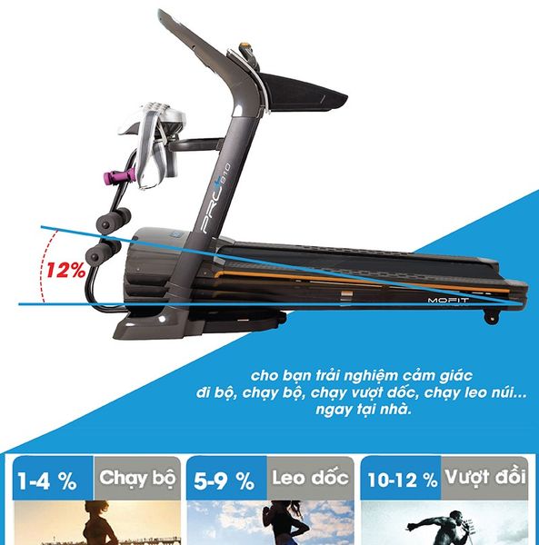 MÁY CHẠY BỘ ĐIỆN CAO CẤP MOFIT PRO 910 CHÍNH HÃNG – THỂ THAO PHƯỢNG SPORT