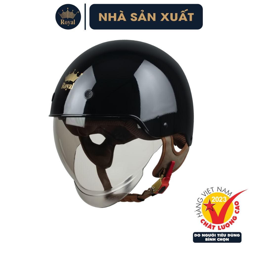 MŨ BẢO HIỂM NỬA ĐẦU KÍNH ÂM ROYAL M239 TRƠN CHÍNH HÃNG – THỂ THAO ...
