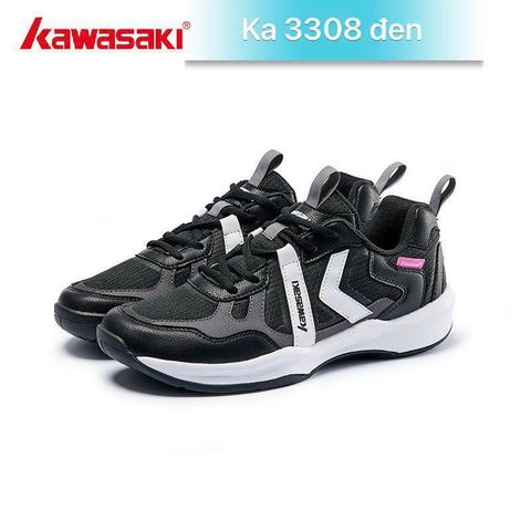 GIÀY CẦU LÔNG KAWASAKI 3308 ĐEN CHÍNH HÃNG – THỂ THAO PHƯỢNG SPORT