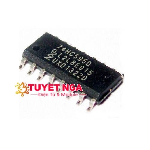 74HC595 IC 74595 Shift Register 1 Element 8 Bit SOP-16 – ĐIỆN TỬ TUYẾT NGA