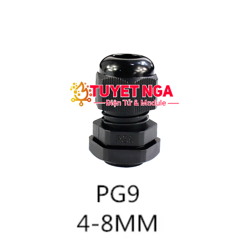 Ốc Siết Cáp Nhựa PG9 (Màu Đen) – ĐIỆN TỬ TUYẾT NGA