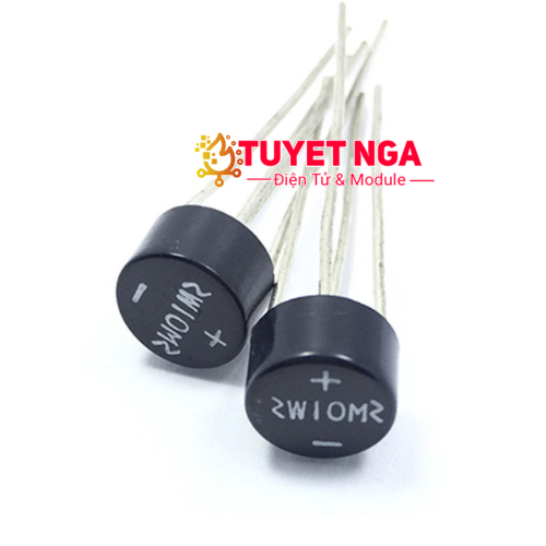 W10 Cầu Diode Tròn 1A 1000V – ĐIỆN TỬ TUYẾT NGA