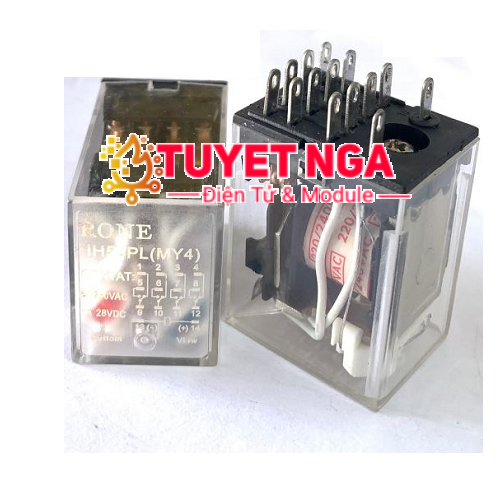 HH54PL(MY4) Relay Trung Gian Rone 220V 5A 14 Chân Nhỏ – ĐIỆN TỬ TUYẾT NGA