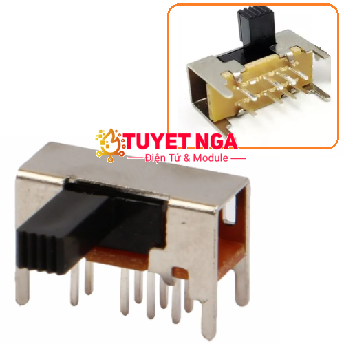 SK-23D05 Công Tắc Trượt 8 Chân 3 Vị Trí 0.1A 5VDC – ĐIỆN TỬ TUYẾT NGA