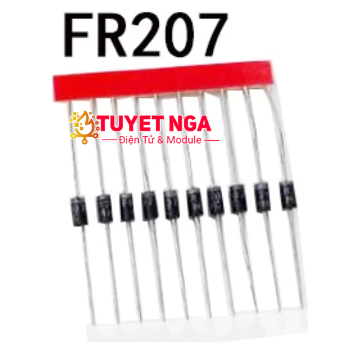 Diode Xung FR207 2A 1000V – ĐIỆN TỬ TUYẾT NGA