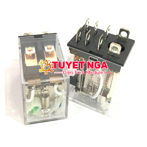 LY2N Relay Trung Gian Omron 24V 10A 8 Chân Dẹp – ĐIỆN TỬ TUYẾT NGA