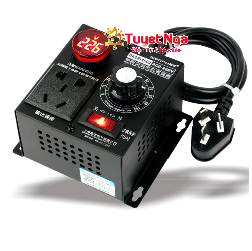 Dimmer 4000W Điều Chỉnh Điện Áp BTA-4000W 220V – ĐIỆN TỬ TUYẾT NGA