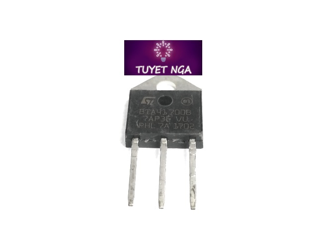 BTA41 Triac BTA41-700B 40A 700V TO-3P (Đài loan) – ĐIỆN TỬ TUYẾT NGA