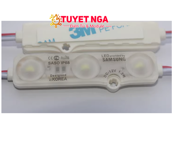 Module 3 Led 5730 Samsung 12V Trắng – ĐIỆN TỬ TUYẾT NGA