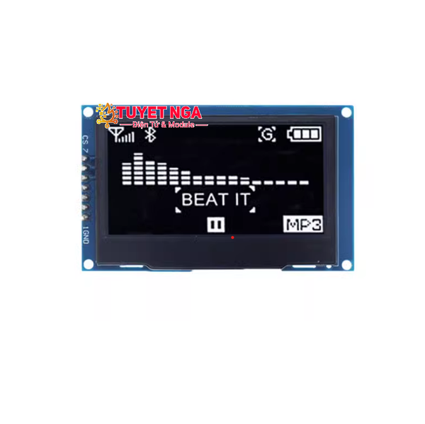 Màn Hình Oled 2.42 Inch SSD1309 Giao Tiếp SPI I2C – ĐIỆN TỬ TUYẾT NGA