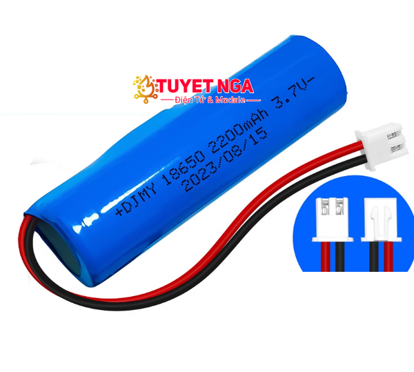 Pin 18650 Lithium 3.7V 2200mAh – ĐIỆN TỬ TUYẾT NGA