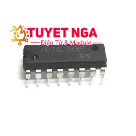 IC 7448 BCD-to-7 Segment Decoder Driver 74LS48 – ĐIỆN TỬ TUYẾT NGA