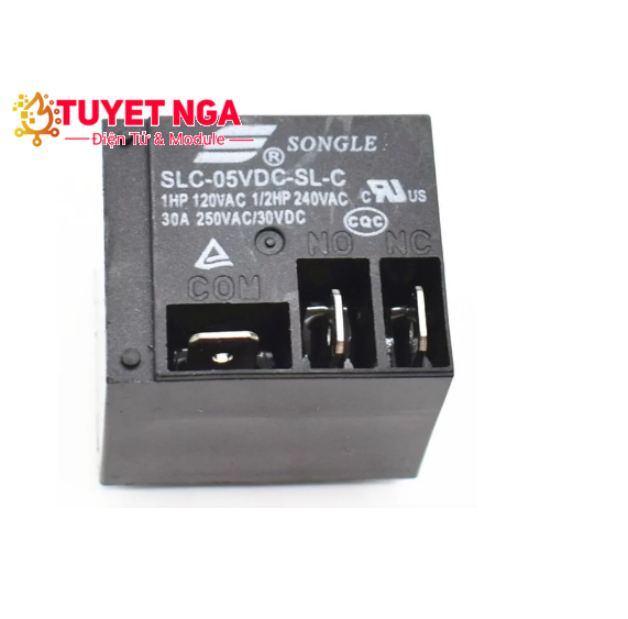 SLC-05VDC-SL-C T91 Relay 5V 30A 5 Chân – ĐIỆN TỬ TUYẾT NGA