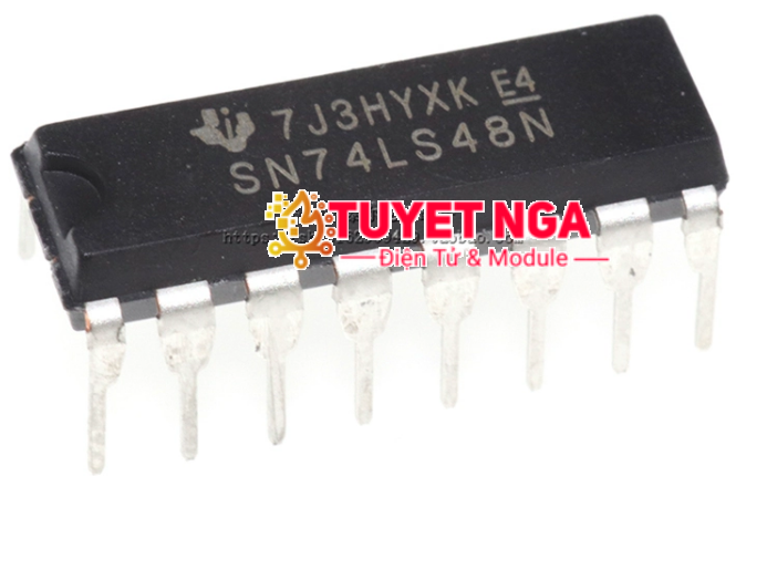 IC 7448 BCD-to-7 Segment Decoder Driver 74LS48 – ĐIỆN TỬ TUYẾT NGA