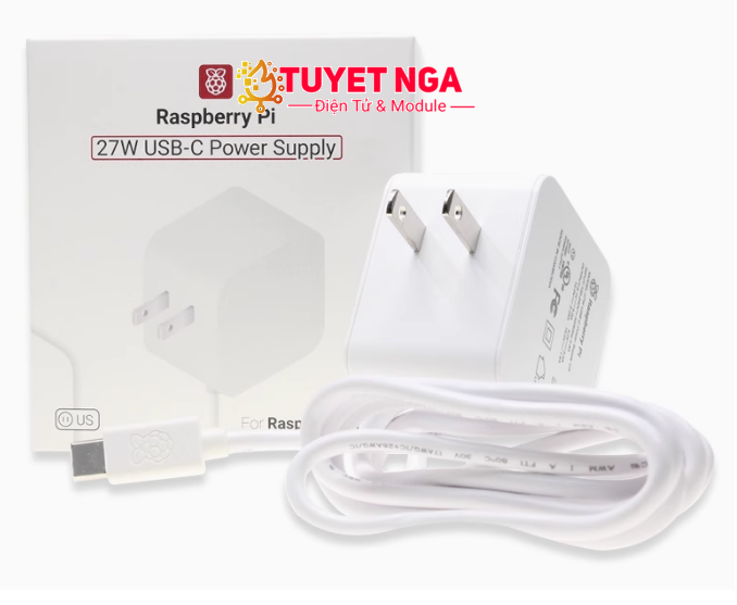 Nguồn Raspberry Pi 5 5V 5A – ĐIỆN TỬ TUYẾT NGA