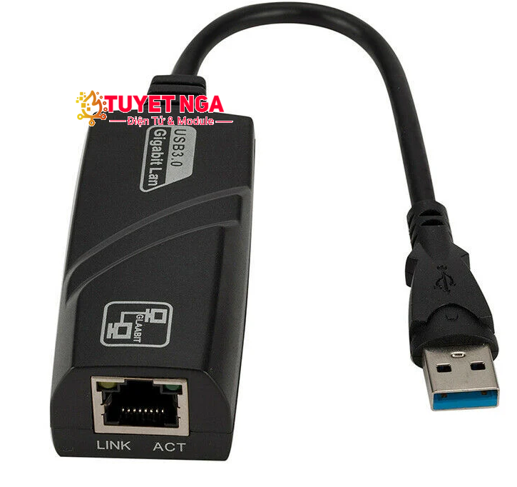 Cáp Chuyển USB 3.0 Sang Mạng Lan Gigabit Ethernet Adapter V2 – ĐIỆN TỬ TUYẾT NGA