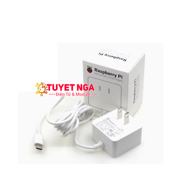 Nguồn Raspberry Pi 4 5V 3A – ĐIỆN TỬ TUYẾT NGA