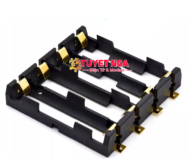 Đế 4 Pin 18650 SMD SMT – ĐIỆN TỬ TUYẾT NGA